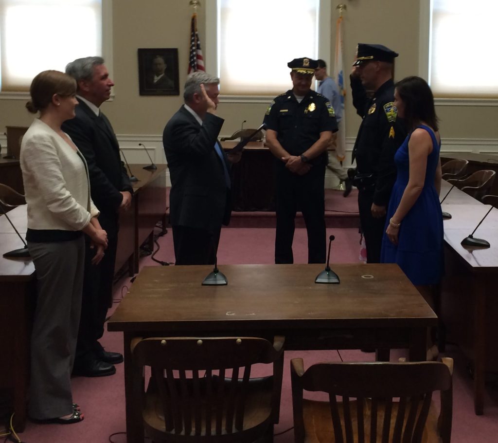 Melrose Police Officer Brian Ladner Promoted to Sergeant - Melrose ...