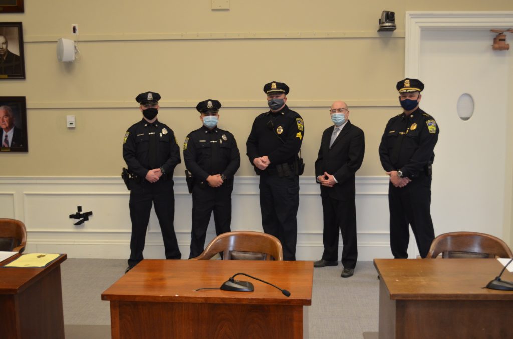Melrose Police Swear In Two New Officers - Melrose Police Department